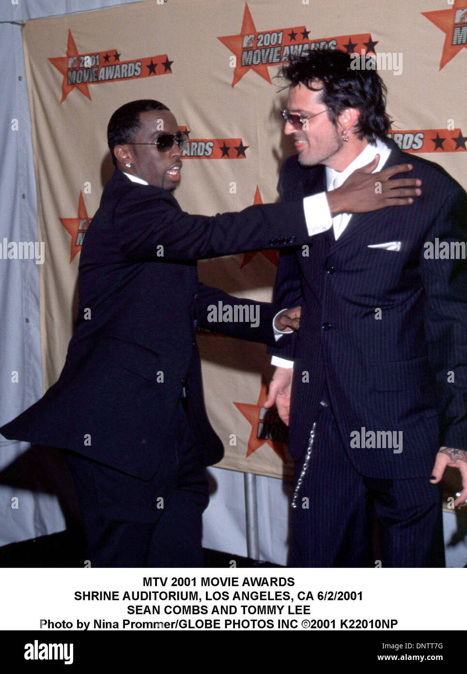 June 3, 2001 - MTV 2001 MOVIE AWARDS.SHRINE AUDITORIUM, LOS ANGELES, CA ...