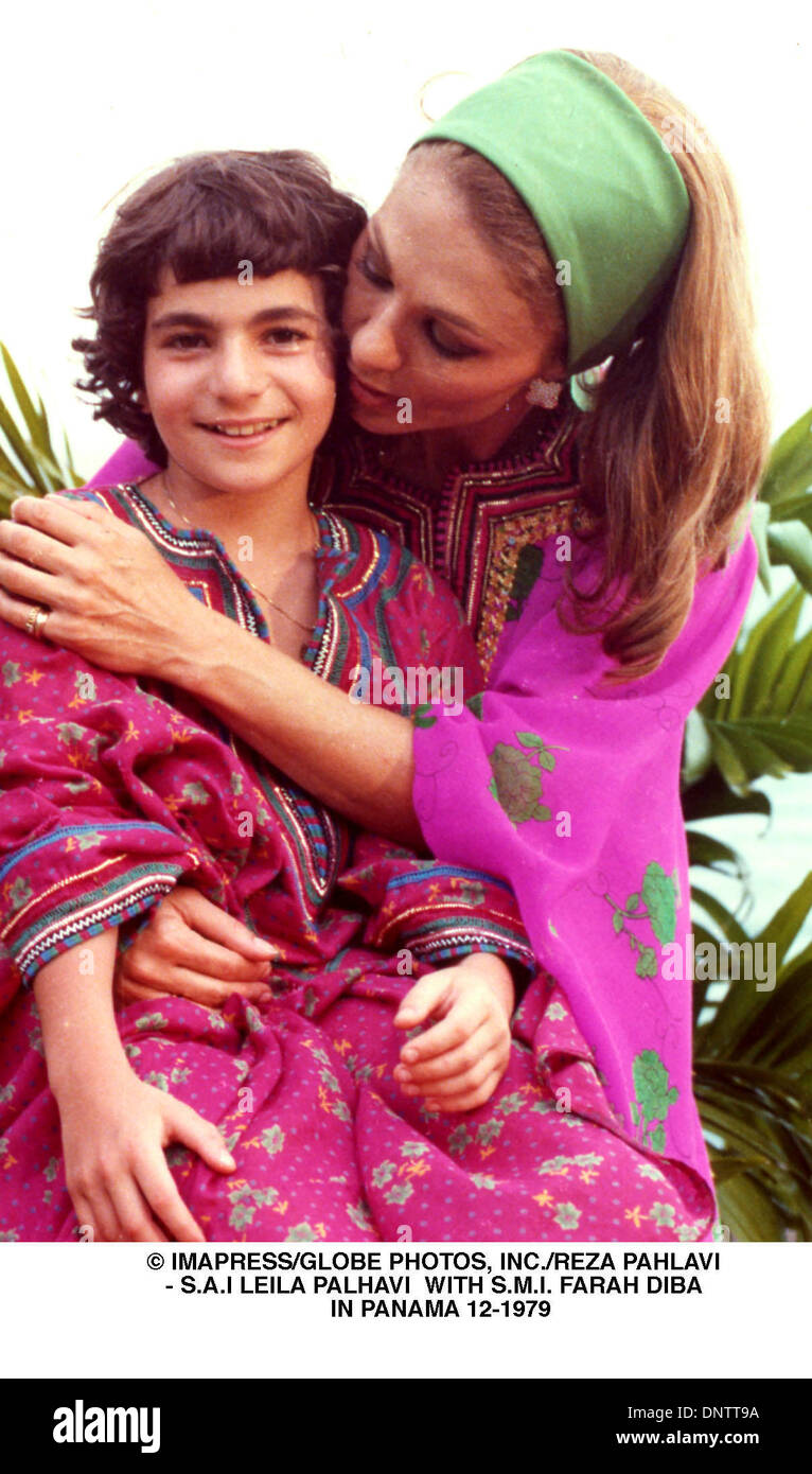 June 15, 2001 - Â© IMAPRESS/ REZA PAHLAVI - S.A.I LEILA PALHAVI WITH S ...