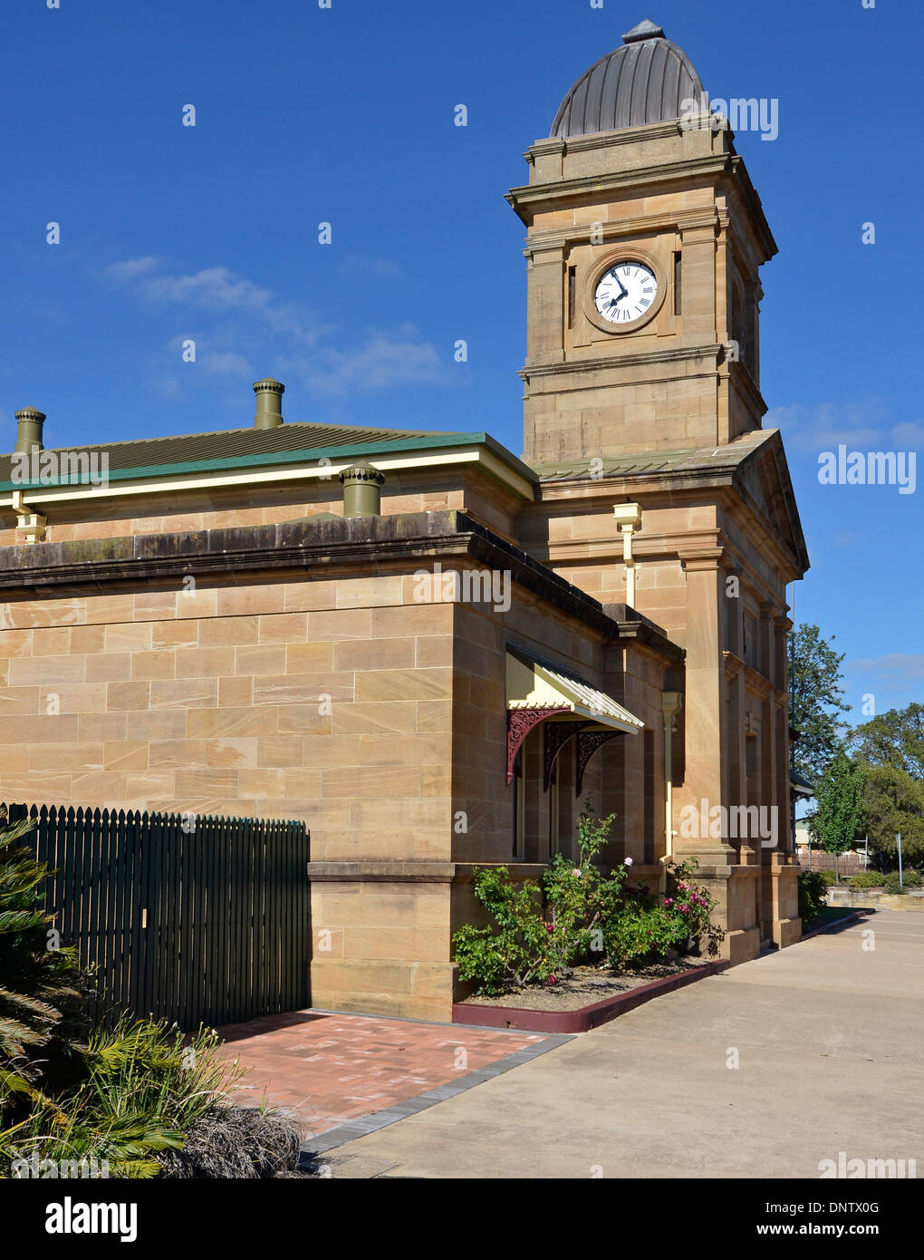 The Warwick Courthouse was completed in 1886 and is constructed of ...