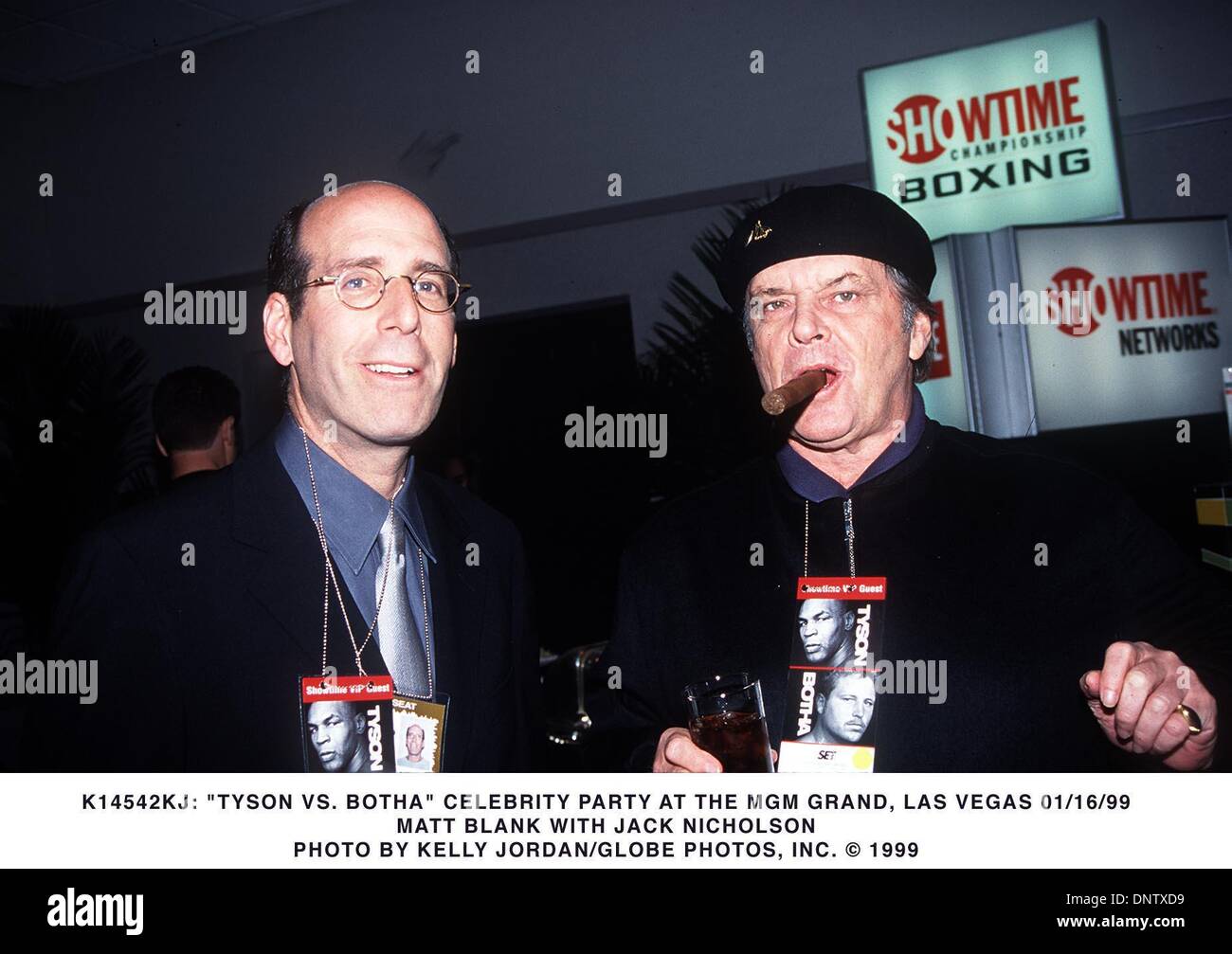 Jan. 16, 1999 - K14542KJ 01/16/99.''TYSON VS. BOTHA'' CELEBRITY PARTY ...
