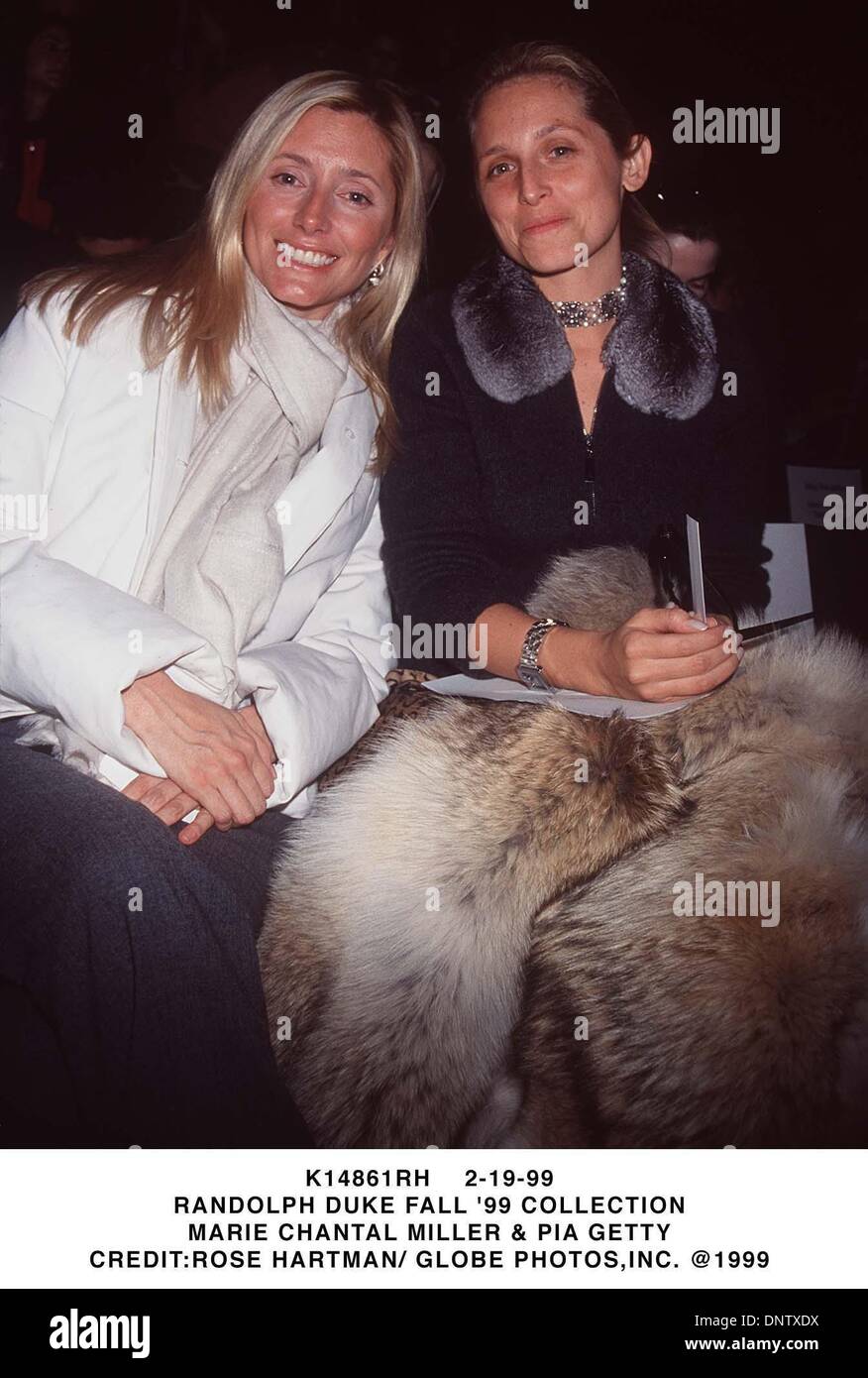 Feb. 19, 1999 - K14861RH 2/19/99.RANDOLPH DUKE FALL '99 COLLECTION ...