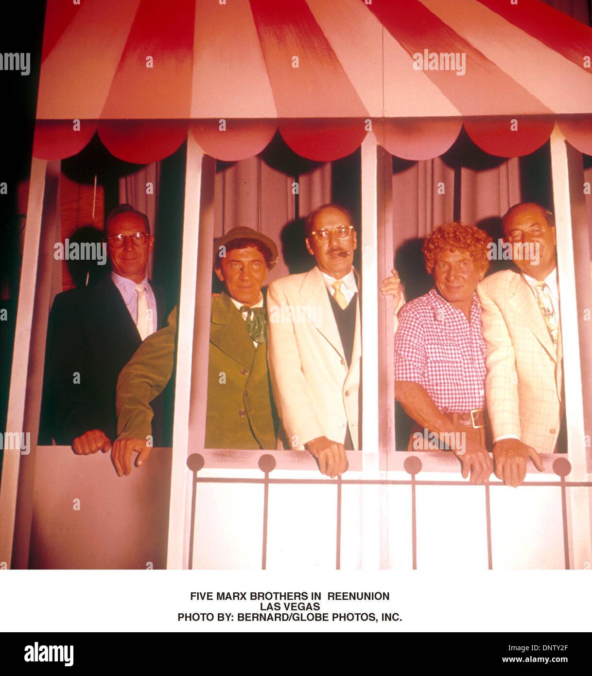 Mar. 7, 2001 - FIVE MARX BROTHERS IN REENUNION.LAS VEGAS. BERNARD ...
