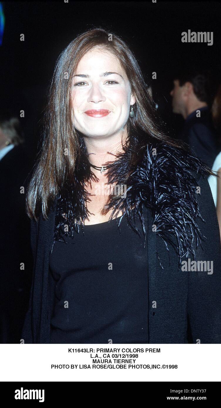 Mar. 16, 2001 - K11643LR: PRIMARY COLORS PREM.L.A., CA 03/12/1998.MAURA ...