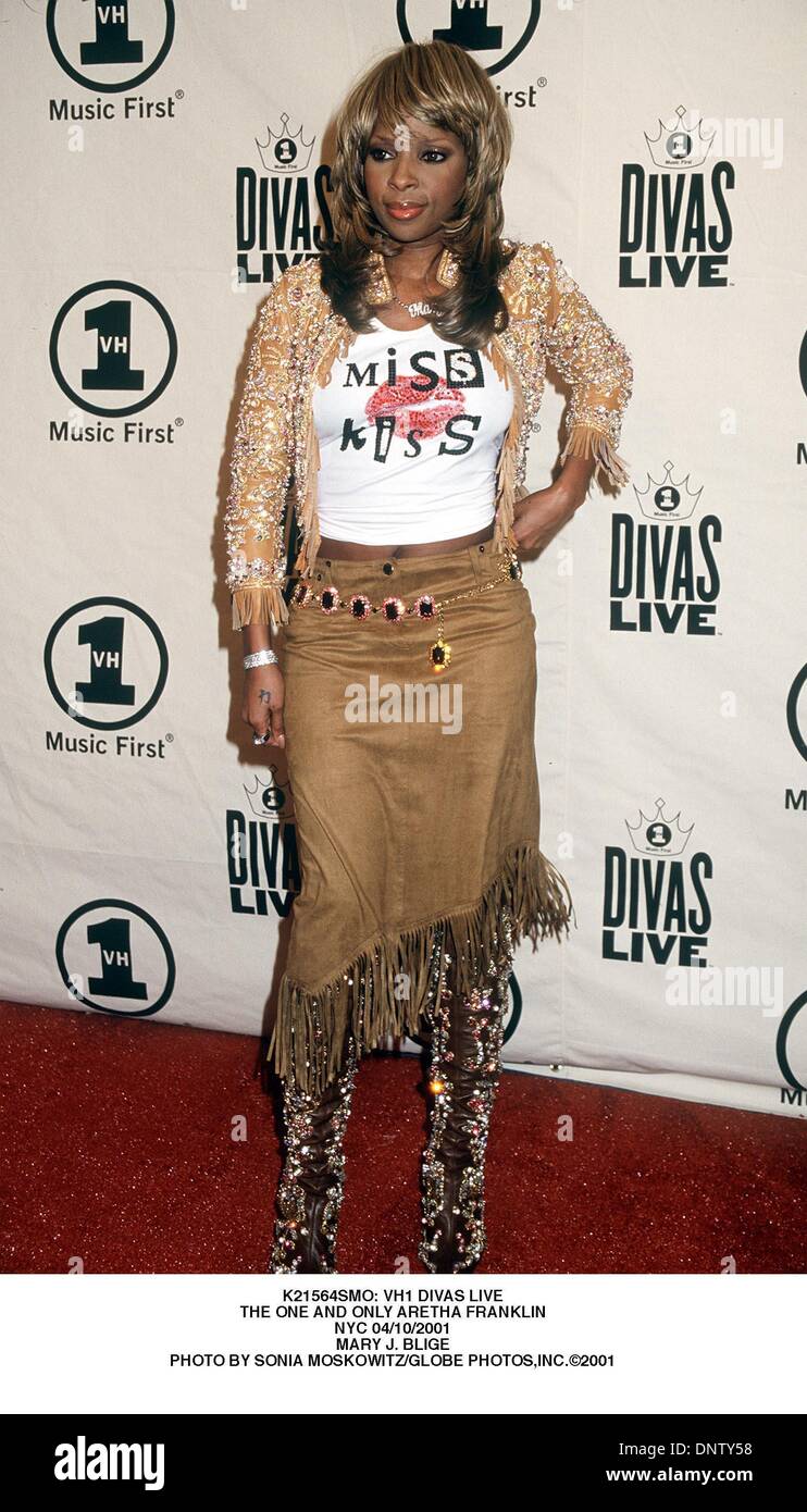 Apr. 10, 2001 - K21564SMO: VH1 DIVAS LIVE.THE ONE AND ONLY ARETHA ...