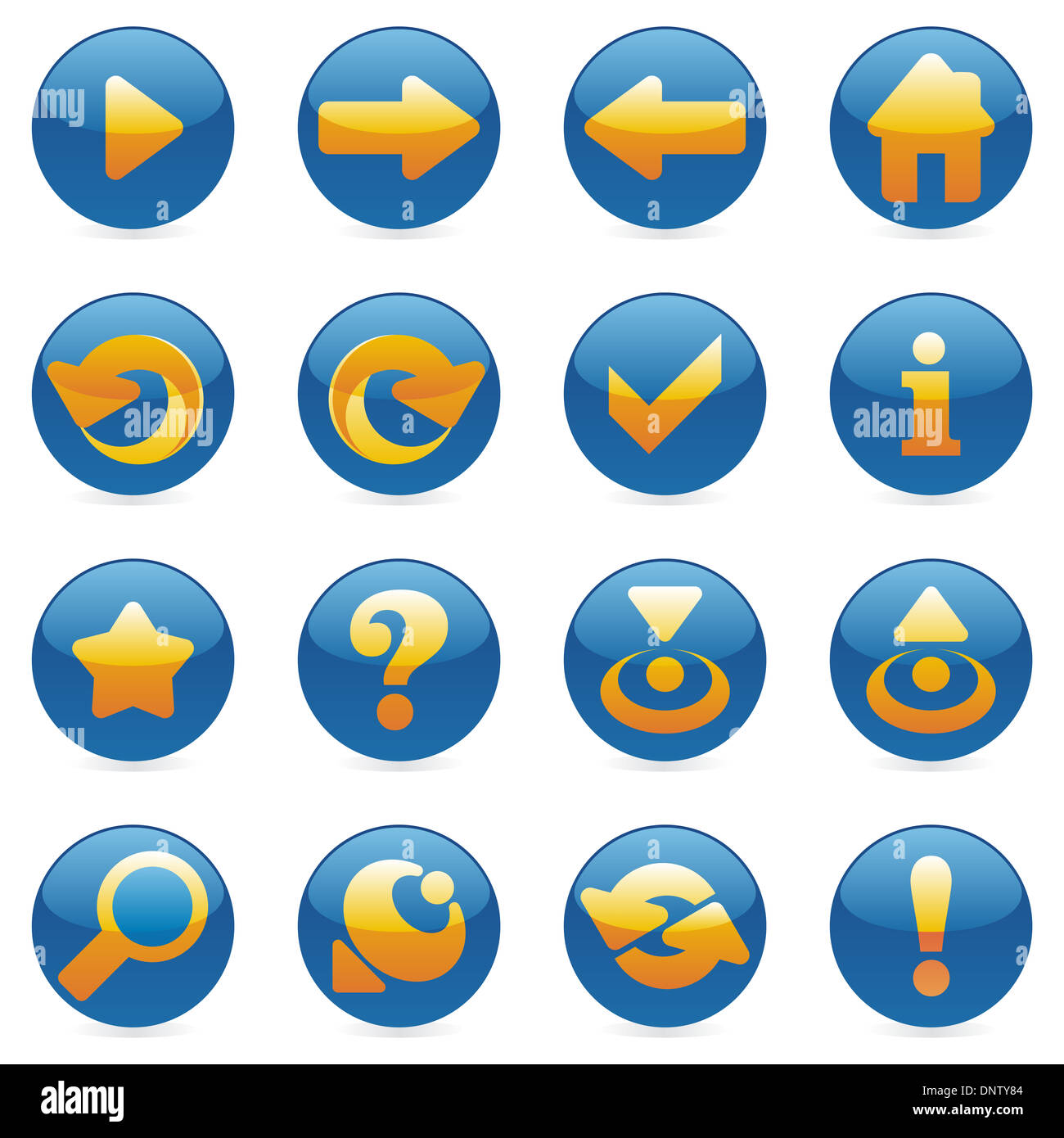 isolated internet icons Stock Photo - Alamy