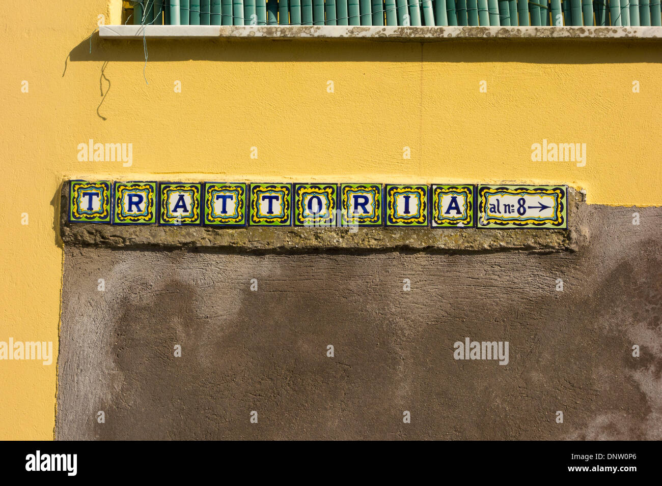 Trattoria sign hi-res stock photography and images - Alamy