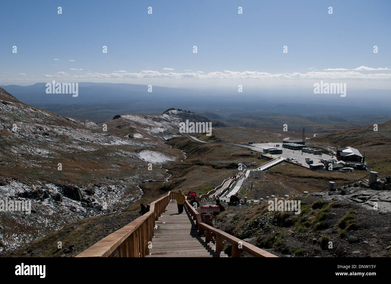 The Chinese Mountain of Changbai, Paektu, or Baektu Mountain is an ...