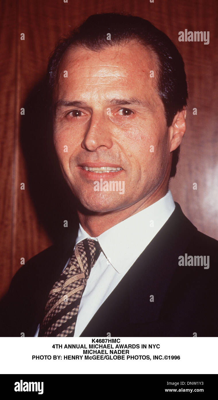Jan. 30, 2001 - K4687HMC.4TH ANNUAL MICHAEL AWARDS IN NYC.MICHAEL NADER ...
