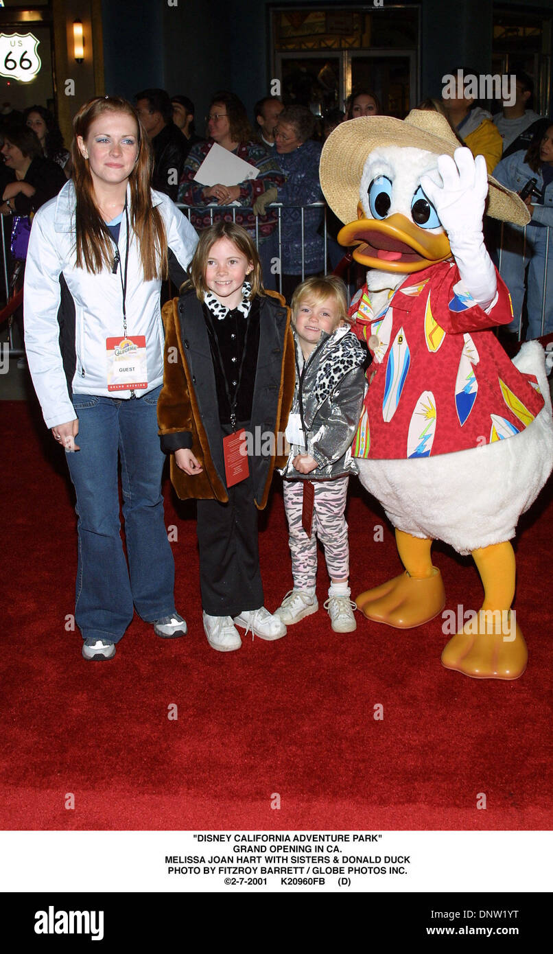 Feb. 7, 2001 - ''DISNEY CALIFORNIA ADVENTURE PARK''.GRAND OPENING IN CA ...