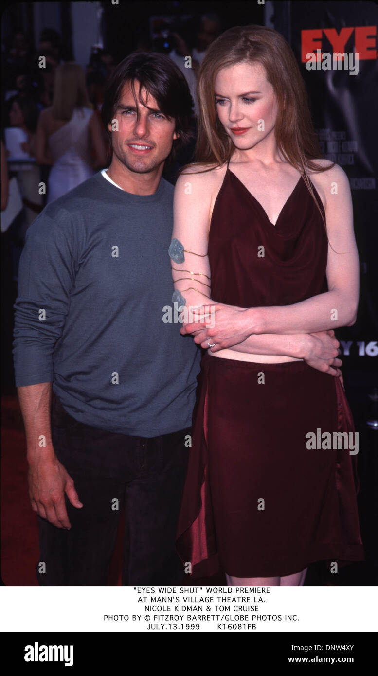 July 13, 1999 - ''EYES WIDE SHUT'' WORLD PREMIERE.AT MANN'S VILLAGE ...