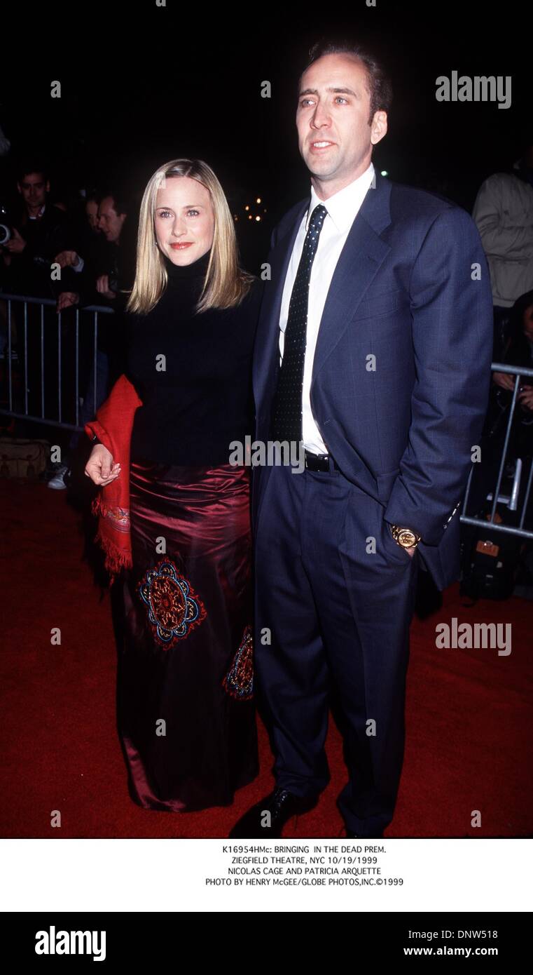 Oct. 19, 1999 - K16954HMc: BRINGING IN THE DEAD PREM..ZIEGFIELD THEATRE ...