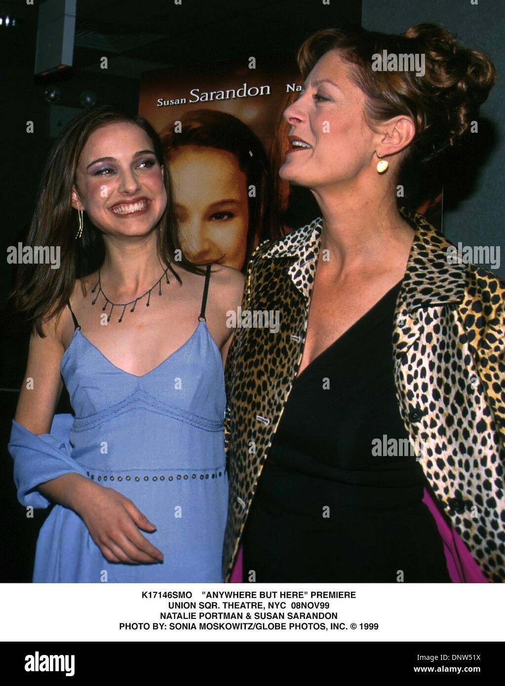 Nov. 8, 1999 - K17146SMO ''ANYWHERE BUT HERE'' PREMIERE.UNION SQR ...