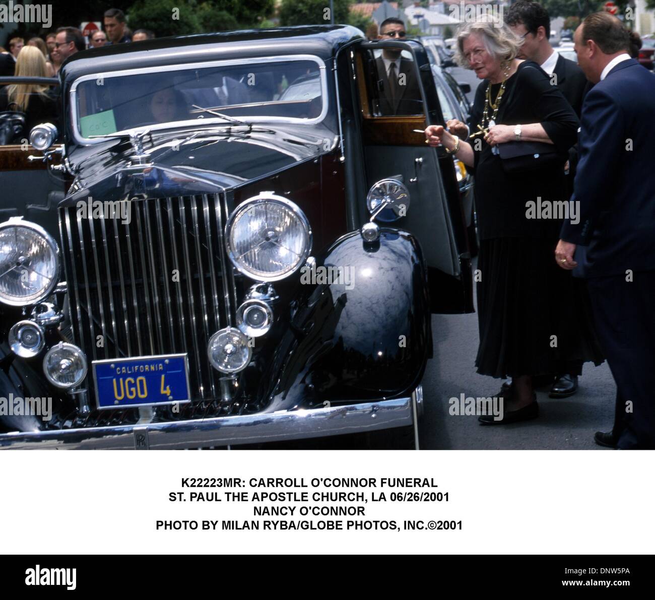 June 26 2001 K22223mr Carroll Oconnor High Resolution Stock Photography ...