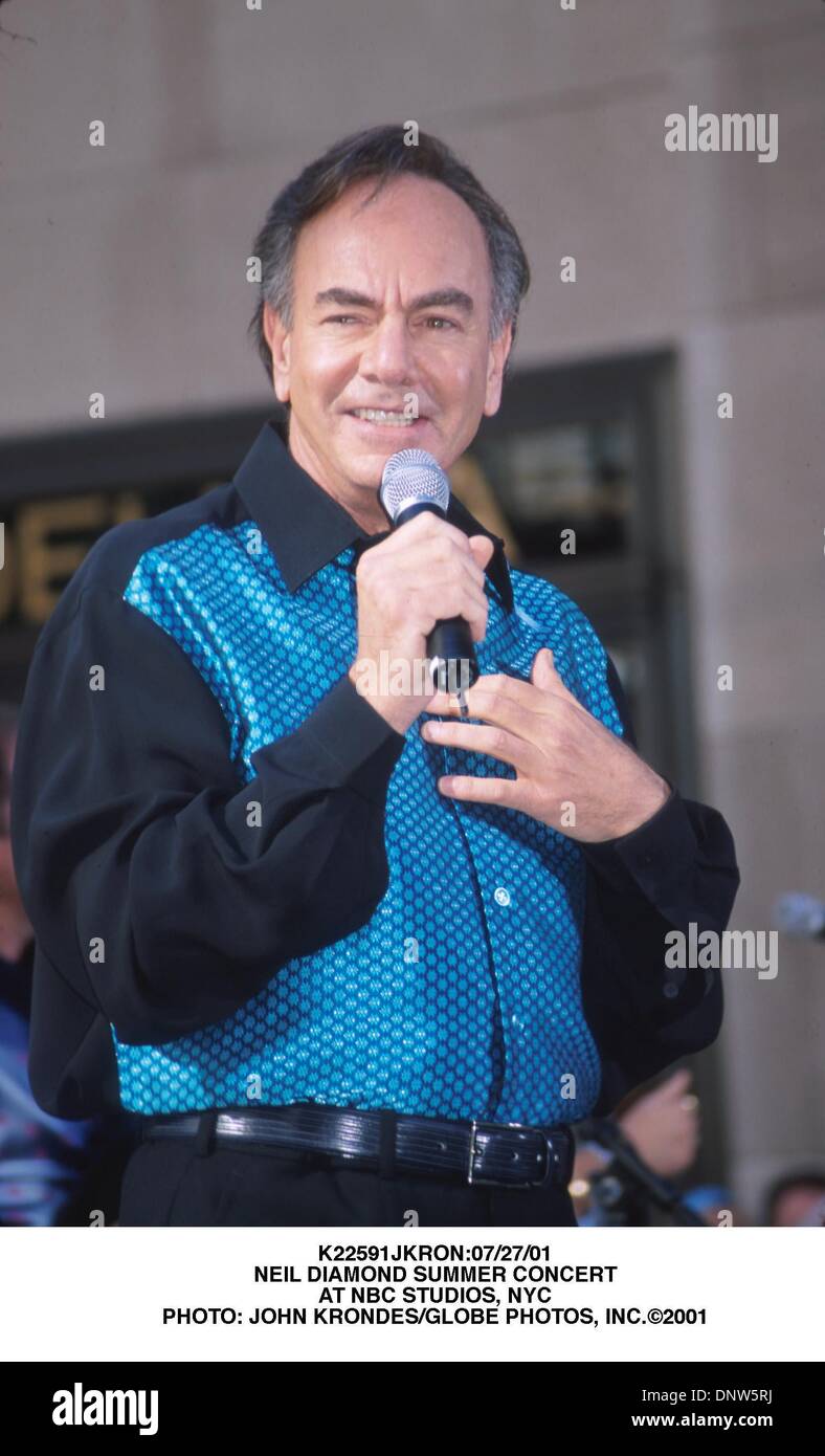 Neil diamond 2001 hi-res stock photography and images - Alamy