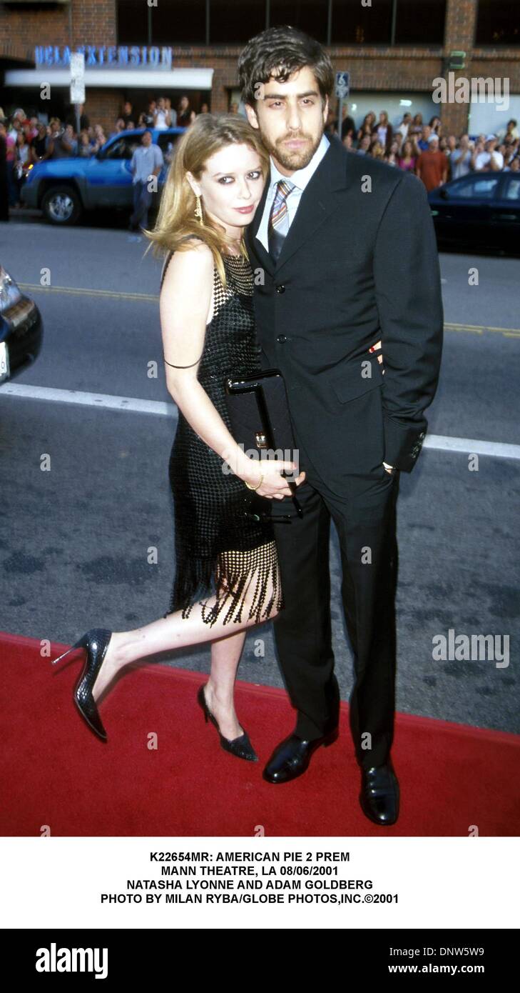 Aug. 9, 2001 - K22654MR: AMERICAN PIE 2 PREM.MANN THEATRE, LA 08/06 ...