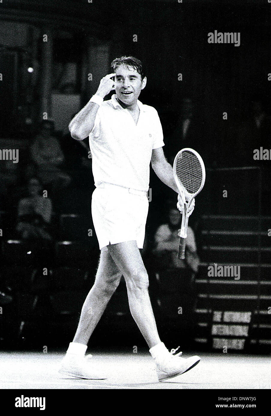 June 12, 1972 - ''NO BREAK IN 25 YEARS OF SERVICE''.TENNIS KING PANCHO ...