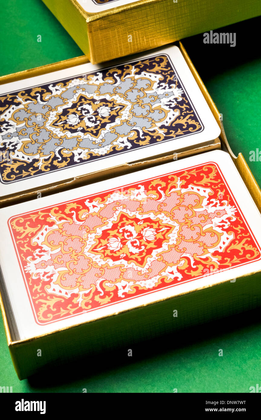 Decks cards hi-res stock photography and images - Alamy