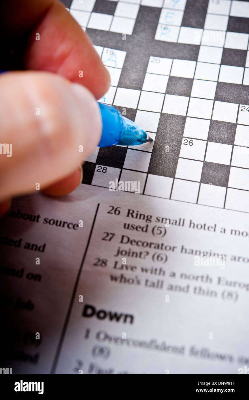 Crossword game hi-res stock photography and images - Alamy