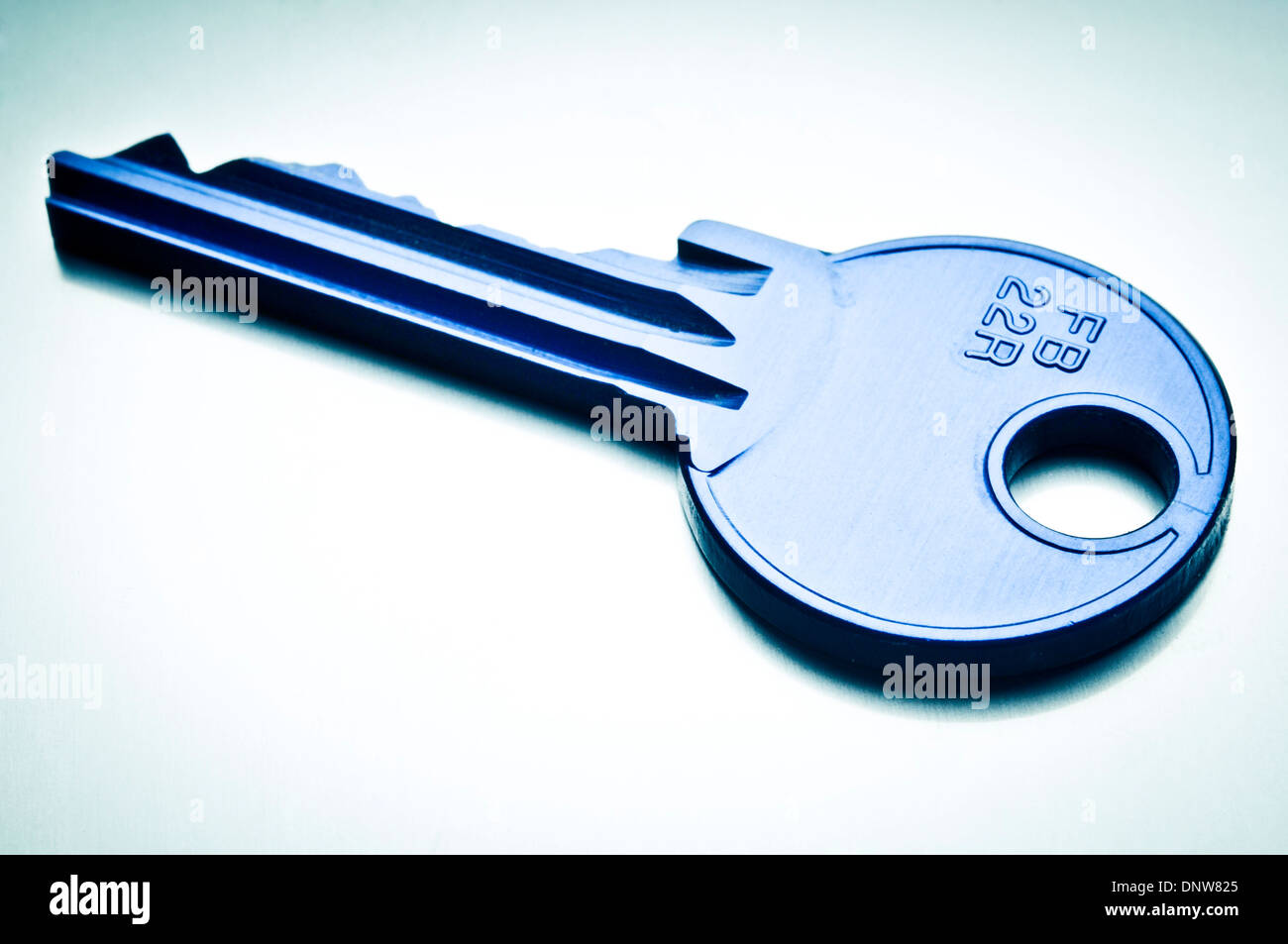 modern mechanical cut key Stock Photo - Alamy