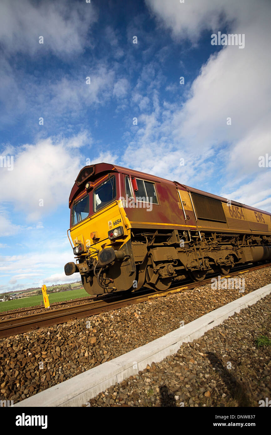 ews diesel outside montrose involved in track maintenance work Stock ...