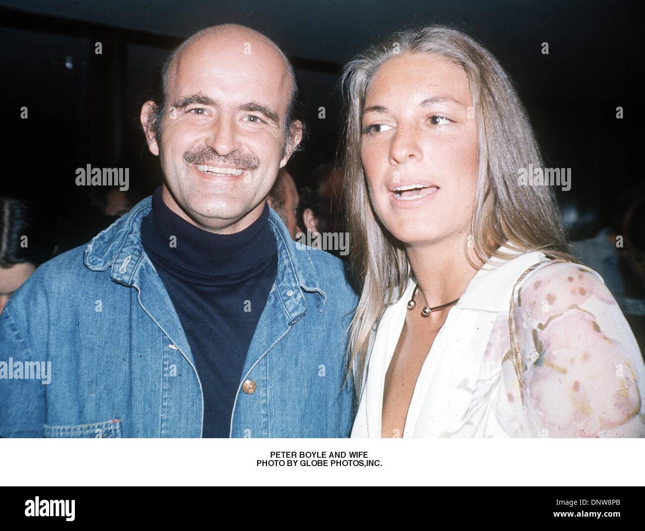 Peter boyle wife hi-res stock photography and images - Alamy
