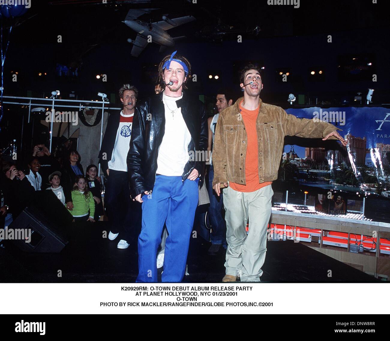 Jan. 23, 2001 - K20929RM: O-TOWN DEBUT ALBUM RELEASE PARTY.AT PLANET ...