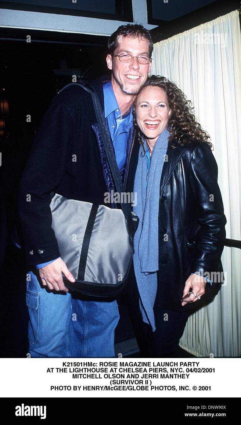 Apr. 2, 2001 - K21501HMc: ROSIE MAGAZINE LAUNCH PARTY.AT THE LIGHTHOUSE ...