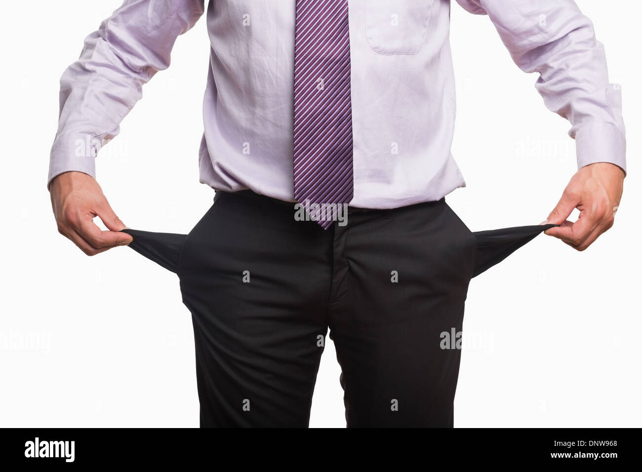 Man pulling out trousers pockets High Resolution Stock Photography and ...