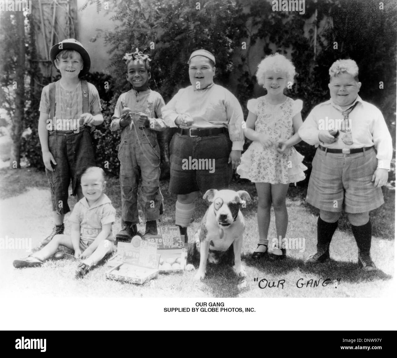 Our gang photos Black and White Stock Photos & Images - Alamy