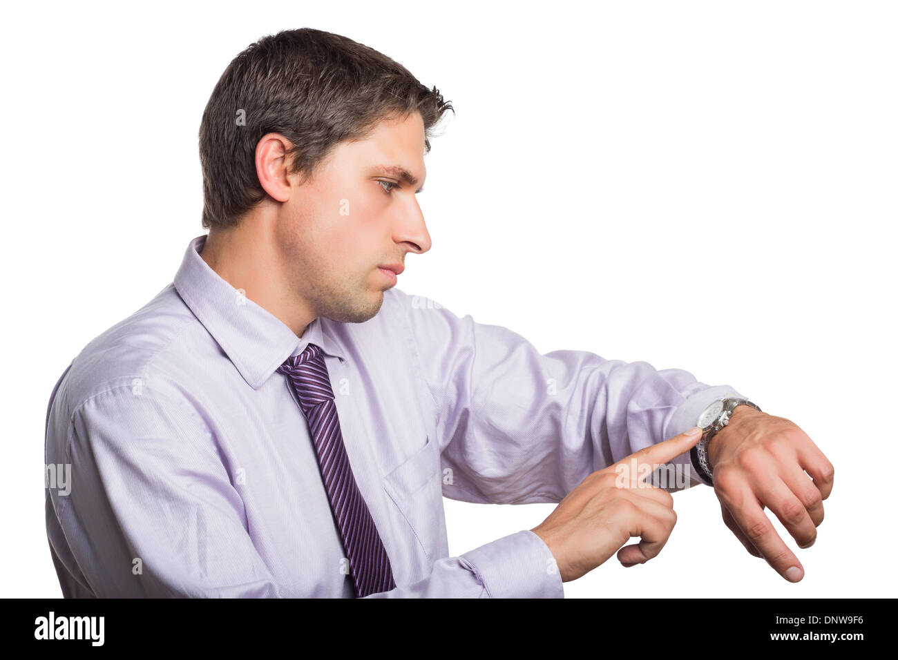 Looking wristwatch hi-res stock photography and images - Alamy