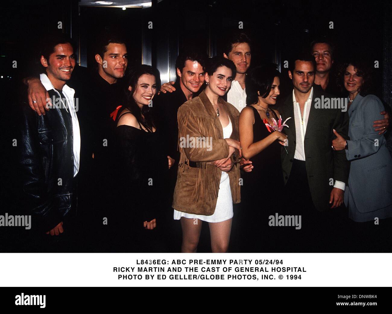 May 24, 1994 - L8436EG: ABC PRE-EMMY PARTY 5/24/94.ROCKY MARTIN AND THE ...