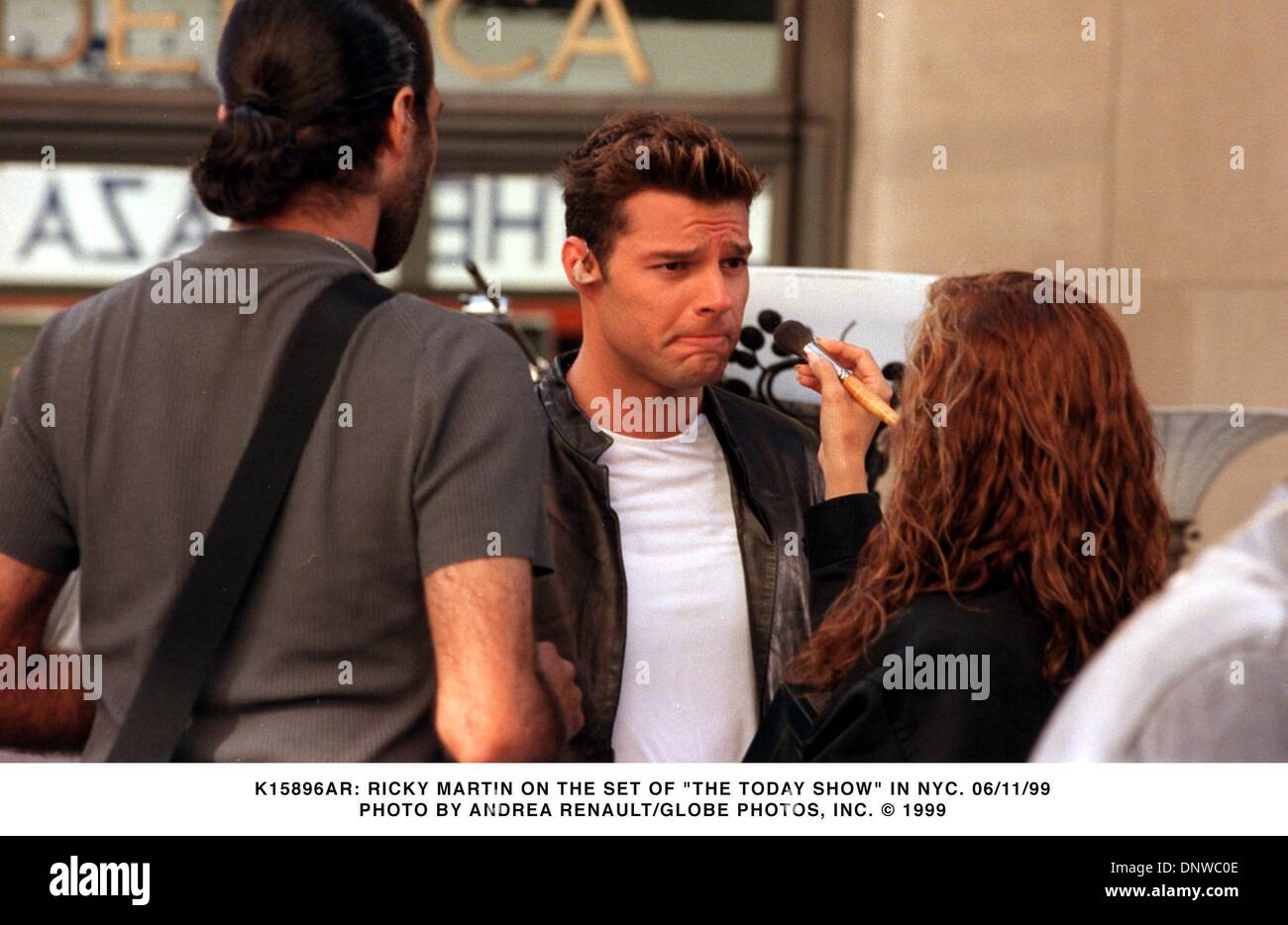 June 11, 1999 - K15896AR 06/11/99.RICKY MARTIN.ON THE SET OF ''THE ...