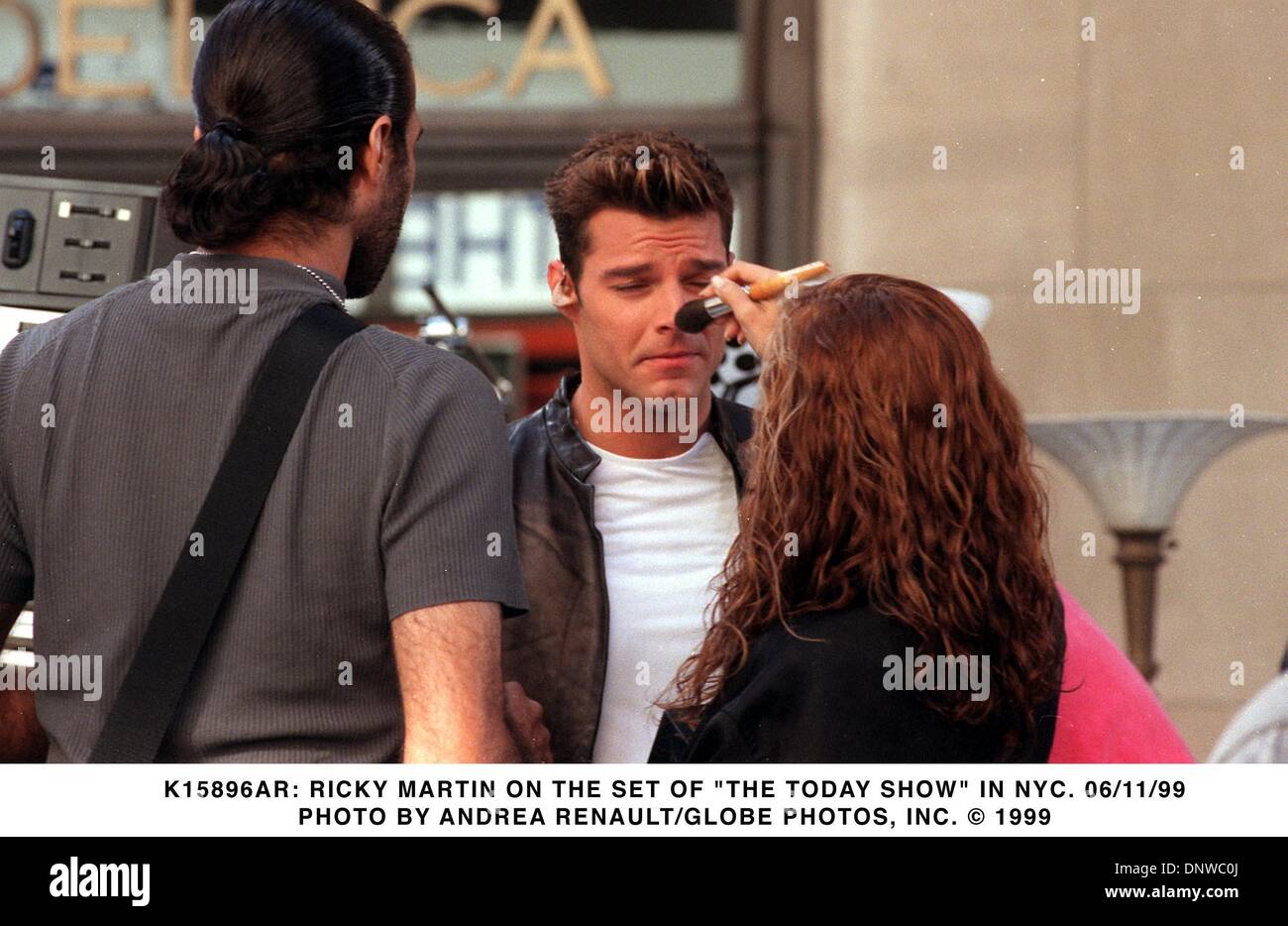 June 11, 1999 - K15896AR 06/11/99.RICKY MARTIN.ON THE SET OF ''THE ...