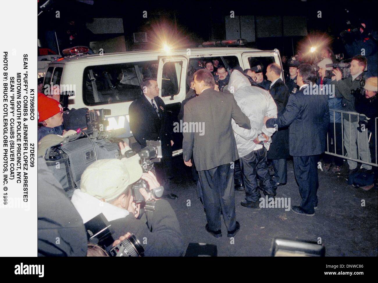Dec. 27, 1999 - K17596BCO 27DEC99.SEAN ''PUFFY'' COMBS & JENNIFER LOPEZ ...