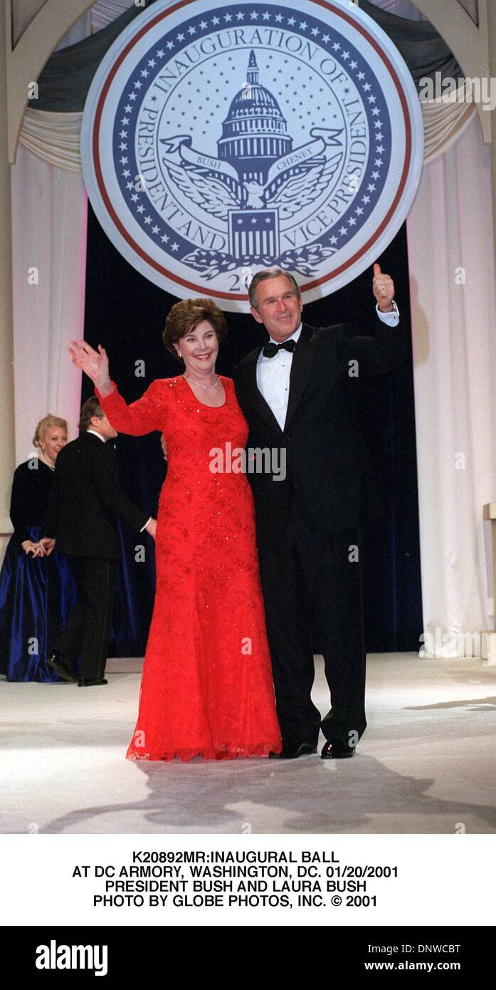 Jan. 20, 2001 - K20892MR:INAUGURAL BALL.AT DC ARMORY, WASHINGTON, DC ...