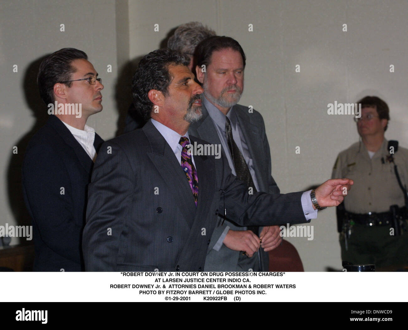Jan. 29, 2001 - ''ROBERT DOWNEY Jr. IN COURT ON DRUG POSSESSION CHARGES ...