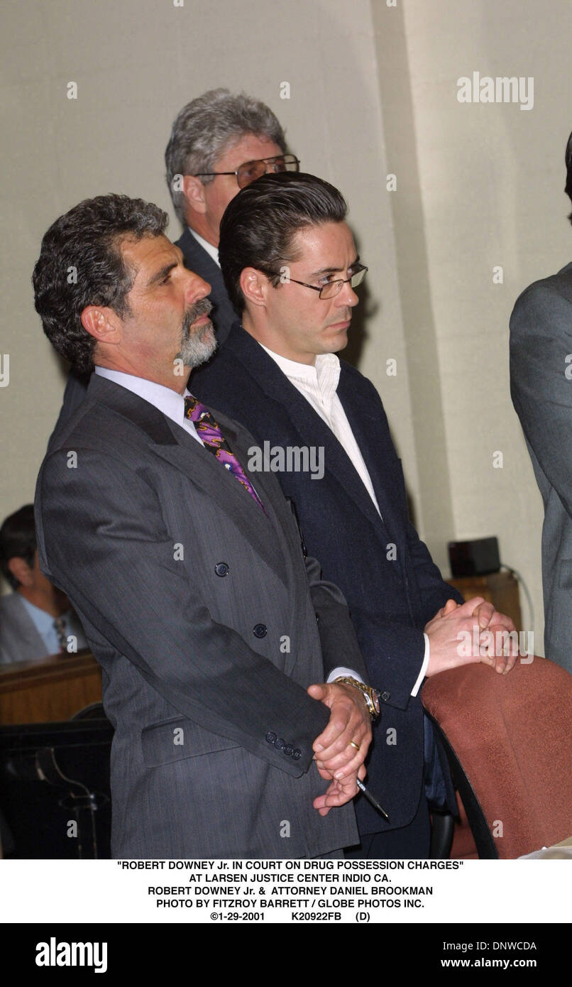 Jan. 29, 2001 - ''ROBERT DOWNEY Jr. IN COURT ON DRUG POSSESSION CHARGES ...