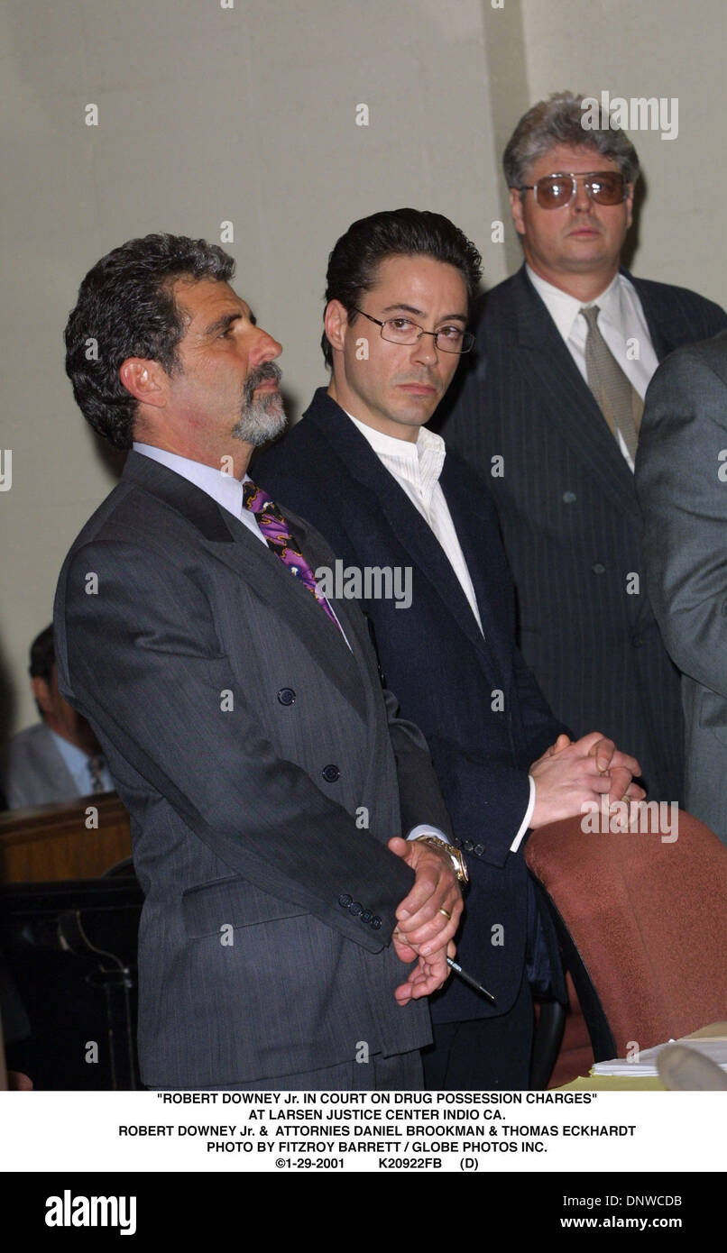 Jan. 29, 2001 - ''ROBERT DOWNEY Jr. IN COURT ON DRUG POSSESSION CHARGES ...