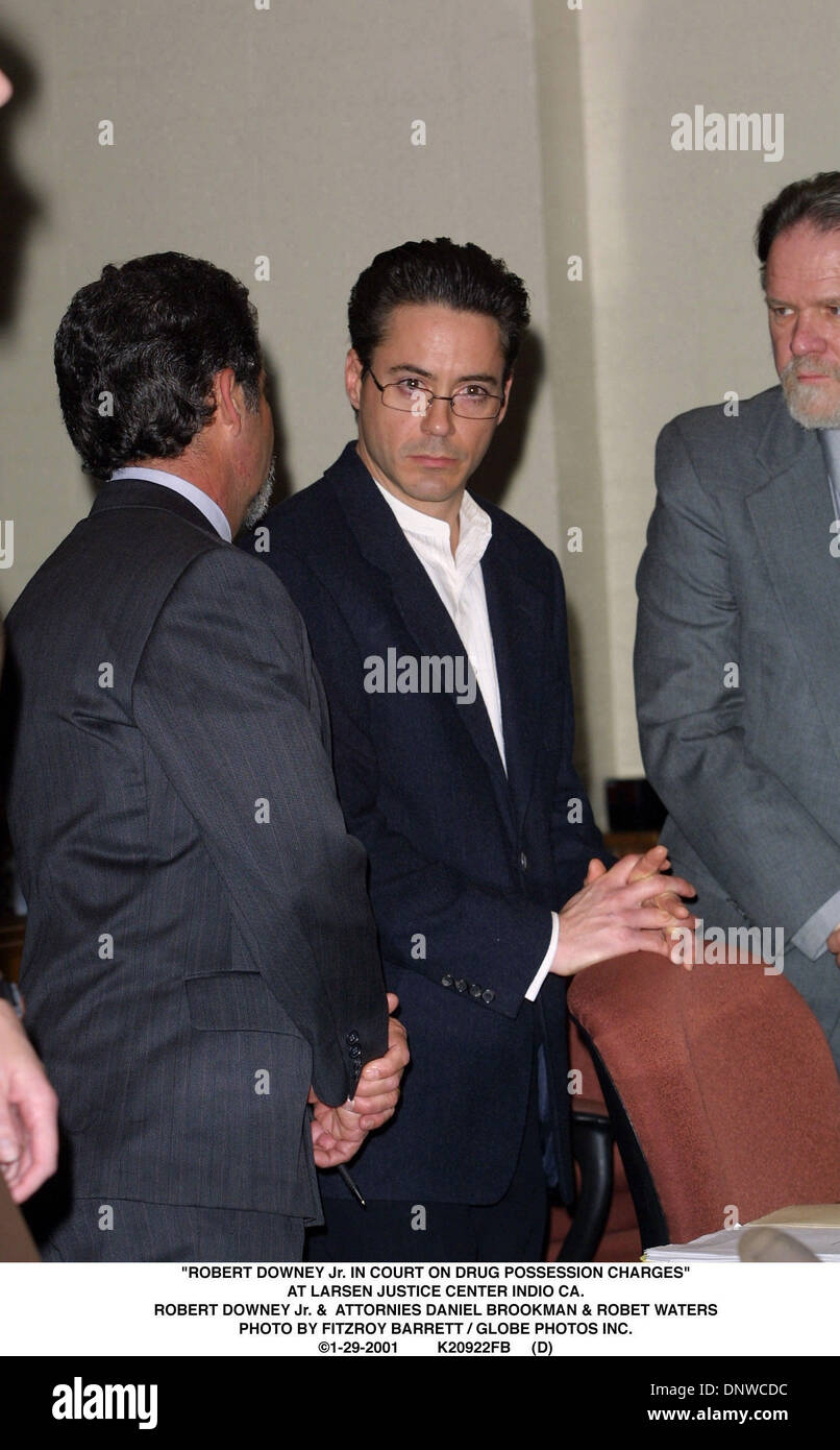 Jan. 29, 2001 - ''ROBERT DOWNEY Jr. IN COURT ON DRUG POSSESSION CHARGES ...