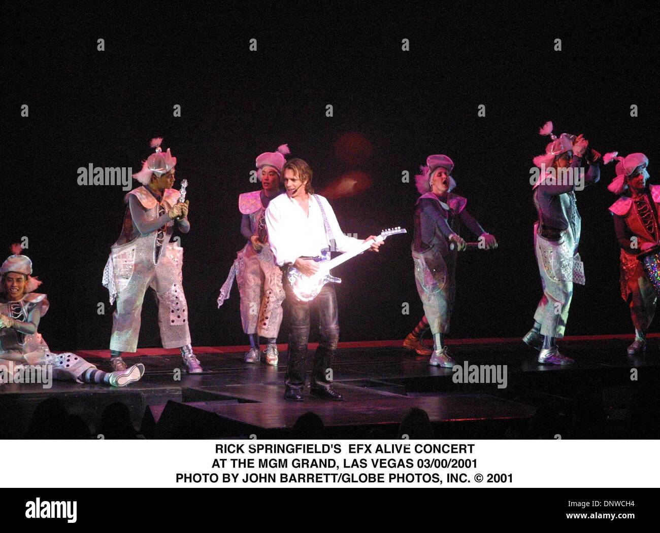 Mar. 22, 2001 - RICK SPRINGFIELD'S EFX ALIVE CONCERT.AT THE MGM GRAND ...