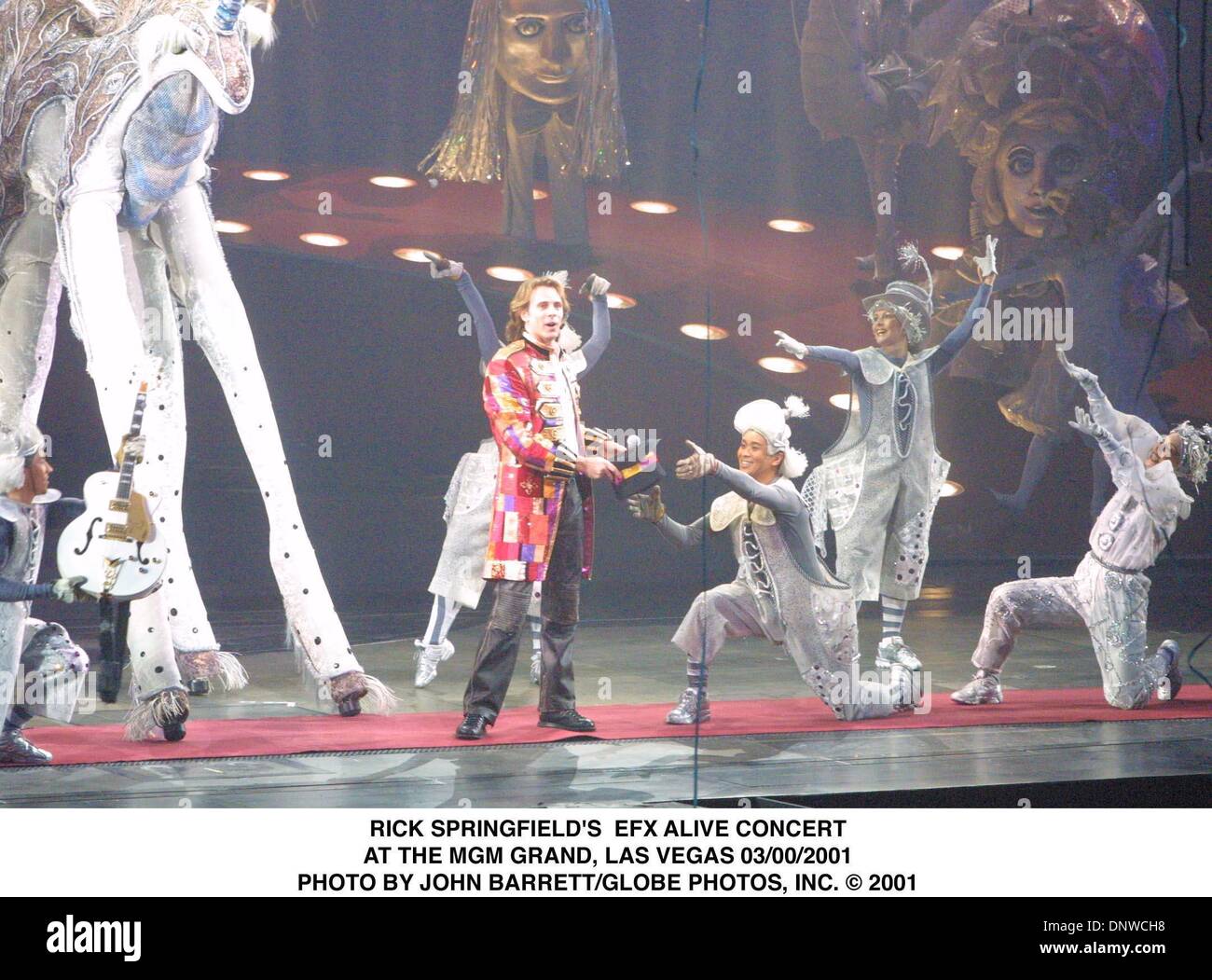 Mar. 22, 2001 - RICK SPRINGFIELD'S EFX ALIVE CONCERT.AT THE MGM GRAND ...