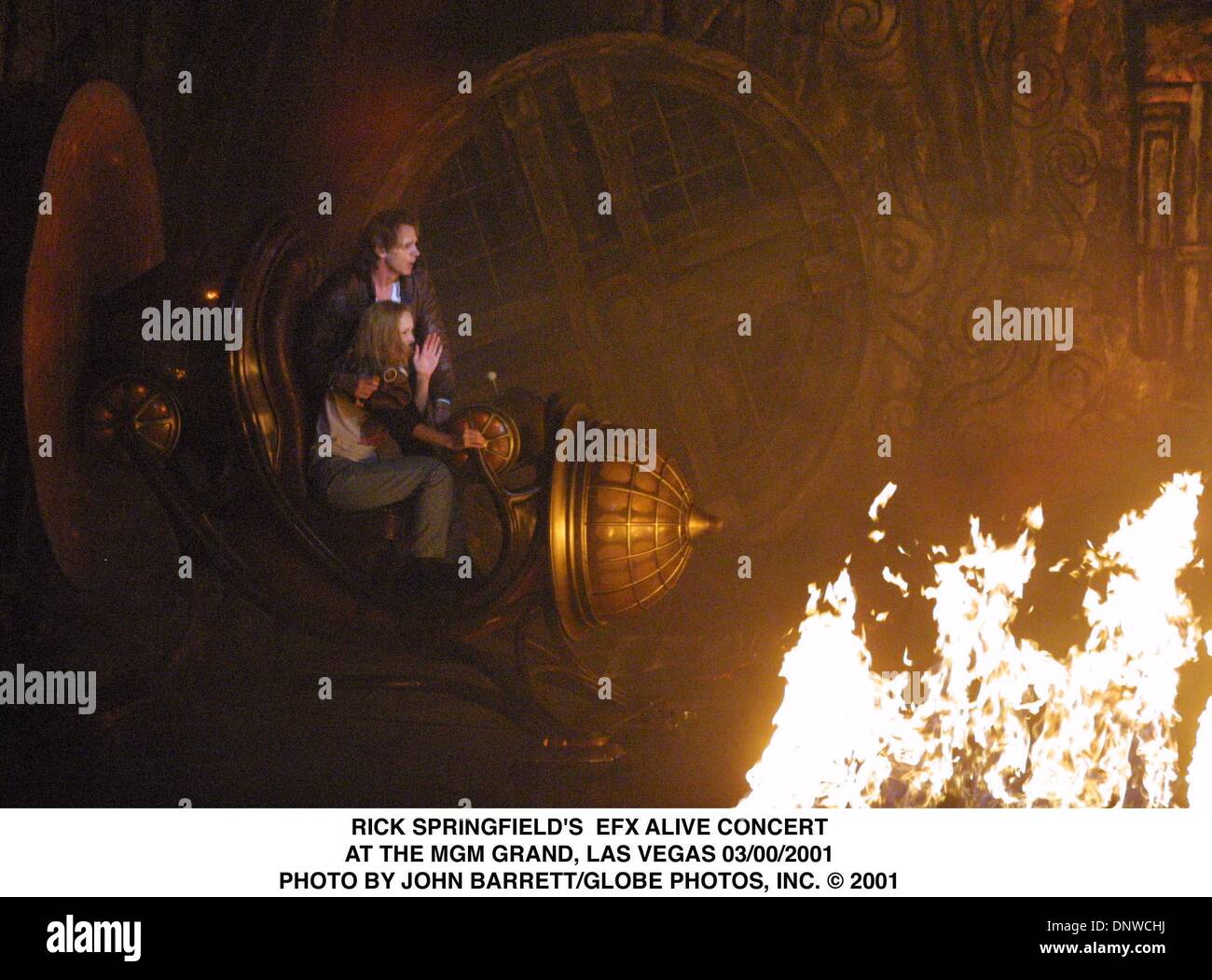 Mar. 22, 2001 - RICK SPRINGFIELD'S EFX ALIVE CONCERT.AT THE MGM GRAND ...