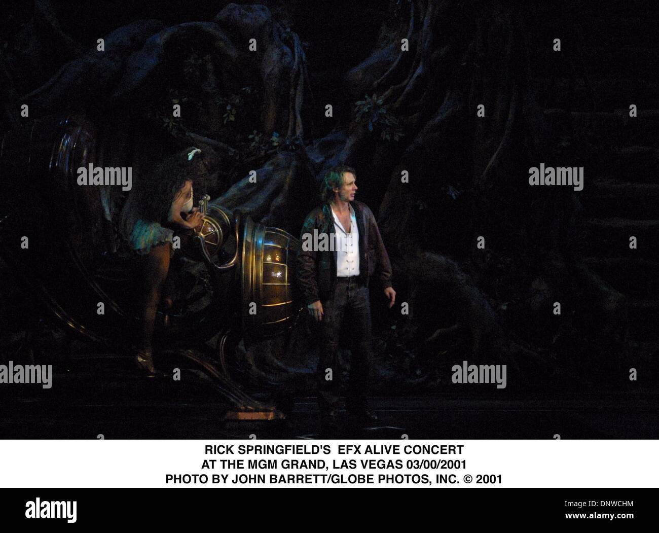 Mar. 22, 2001 - RICK SPRINGFIELD'S EFX ALIVE CONCERT.AT THE MGM GRAND ...