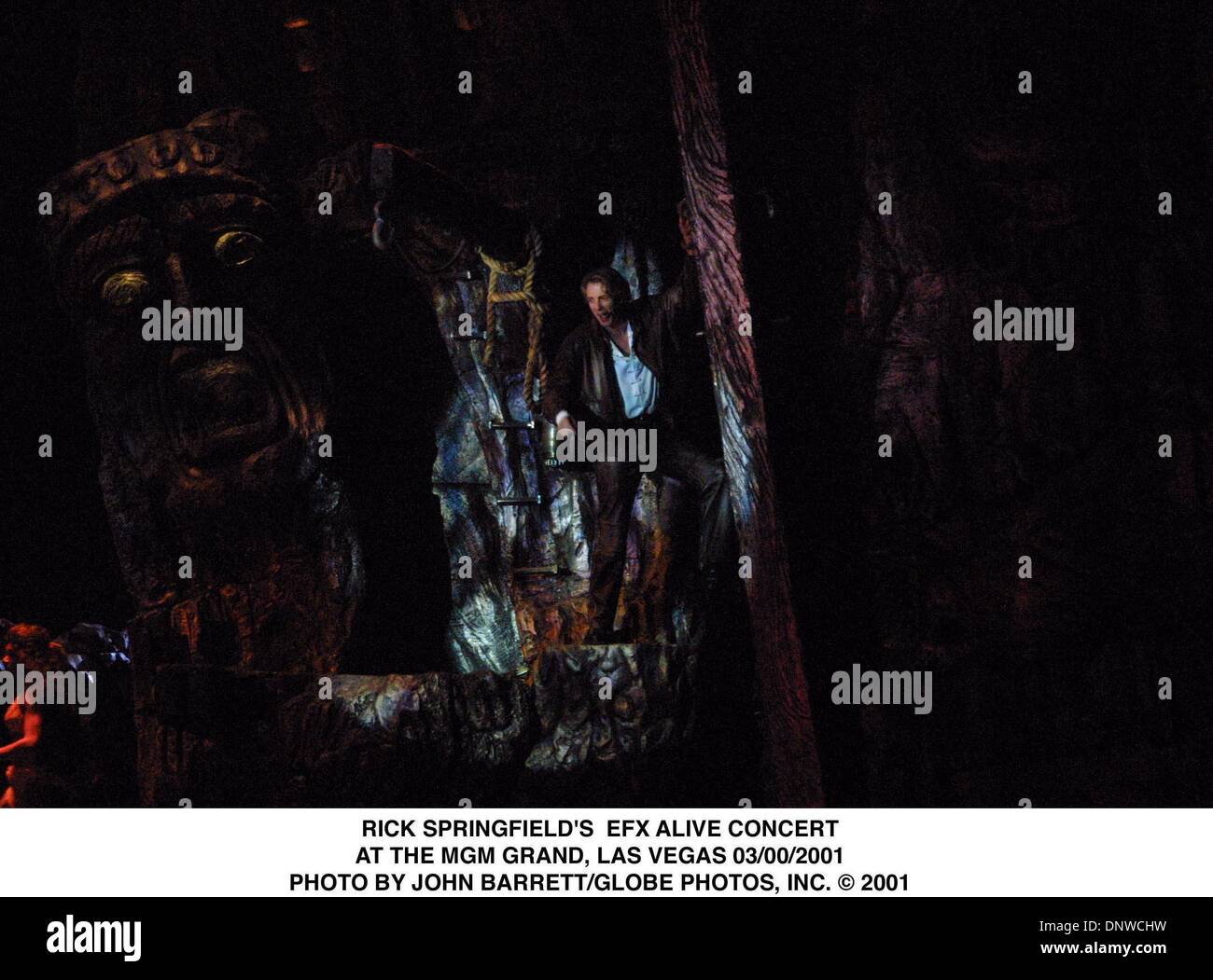 Mar. 22, 2001 - RICK SPRINGFIELD'S EFX ALIVE CONCERT.AT THE MGM GRAND ...