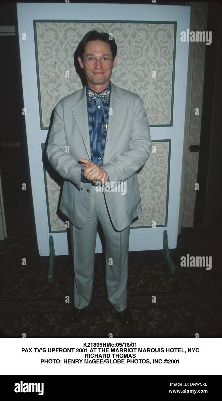 May 13, 2001 - K21895HMc:05/16/01.PAX TV'S UPFRONT 2001 AT THE MARRIOT ...