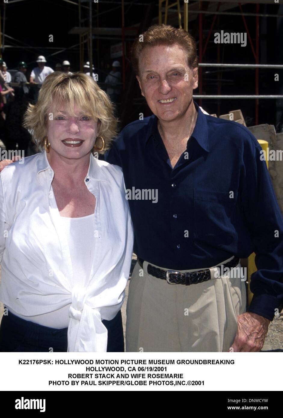 Robert stack with his wife hi-res stock photography and images - Alamy