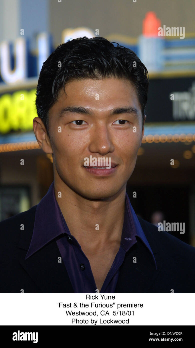 July 5, 2001 - Rick Yune.'Fast & the Furious'' premiere.Westwood, CA 5 ...