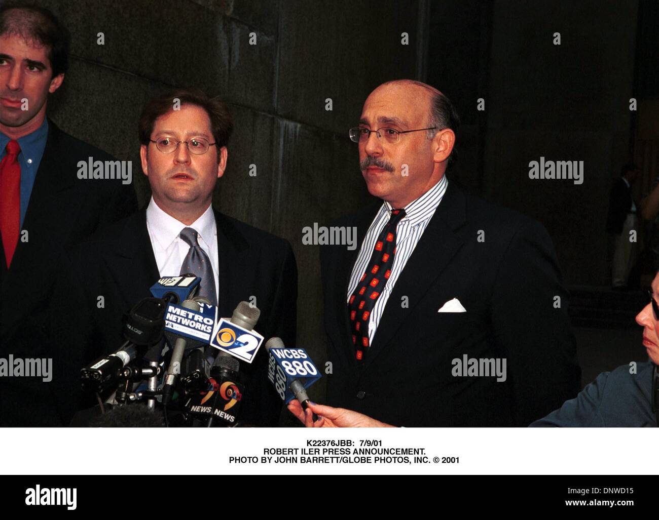July 9, 2001 - K22376JBB: 7/9/01.ROBERT ILER PRESS ANNOUNCEMENT.. JOHN ...