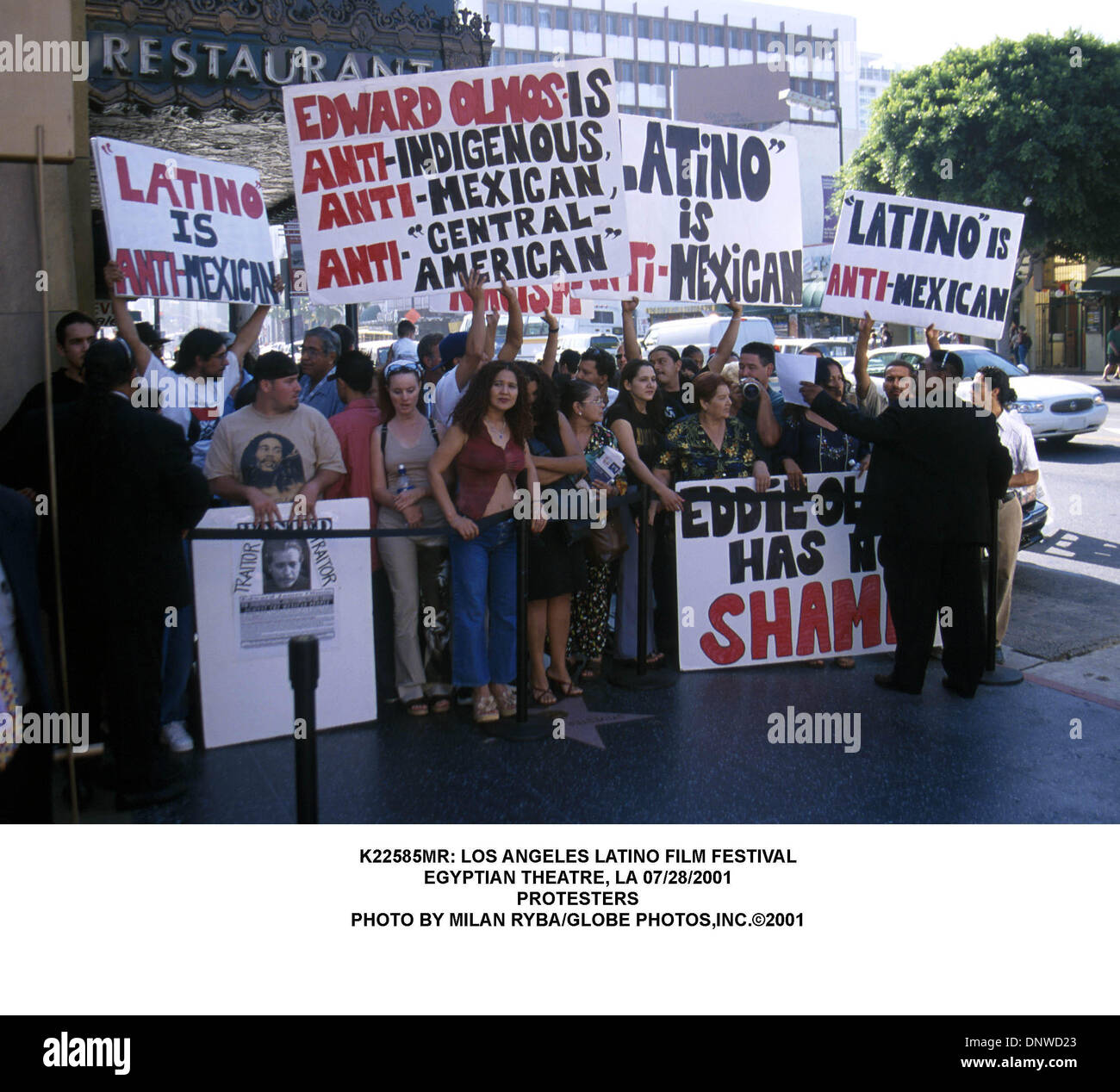 July 30, 2001 - K22585MR: LOS ANGELES LATINO FILM FESTIVAL.EGYPTIAN ...