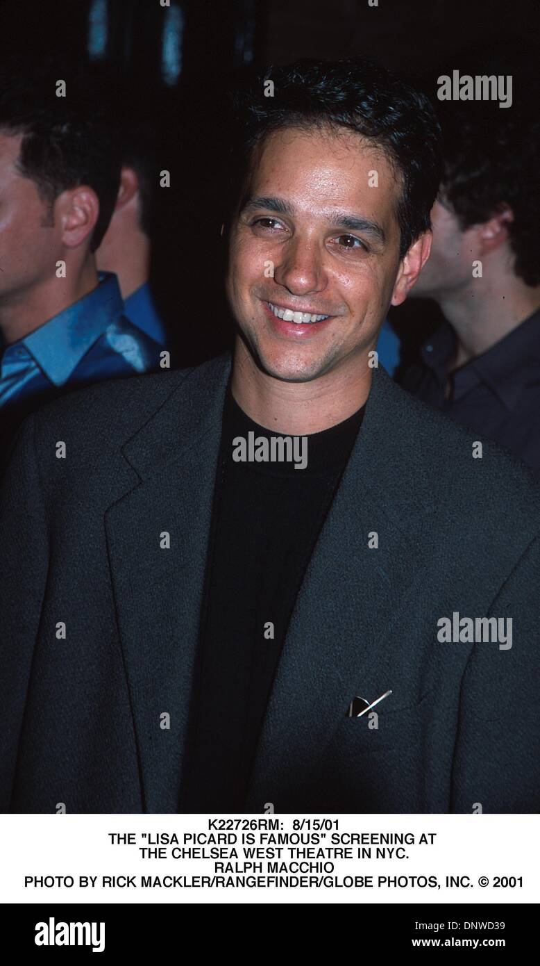 Aug. 15, 2001 - K22726RM: 8/15/01.THE ''LISA PICARD IS FAMOUS ...